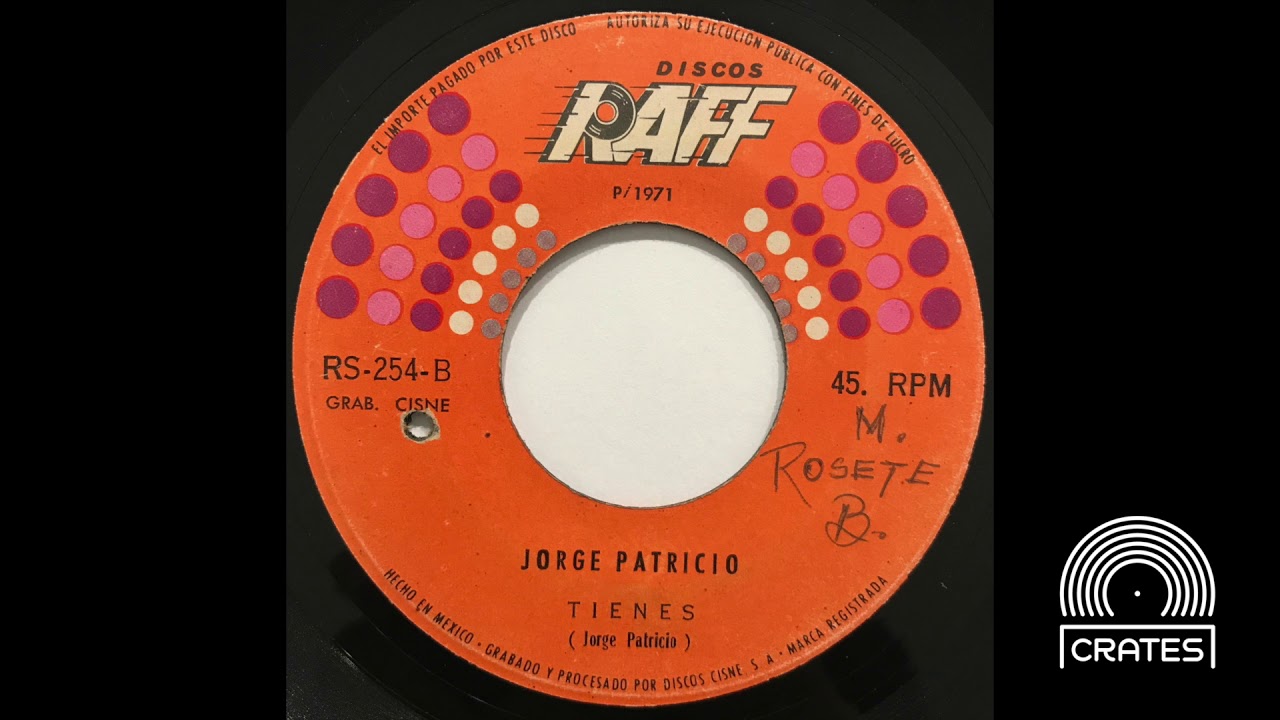 Jorge Patricio - Tienes (Monster Latin Funk / Psych Vinyl Rip) - YouTube