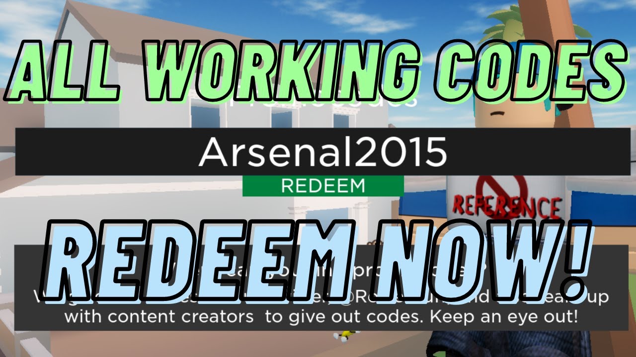 (September 2021) NEW ALL WORKING CODES IN ARSENAL | ROBLOX ARSENAL ...