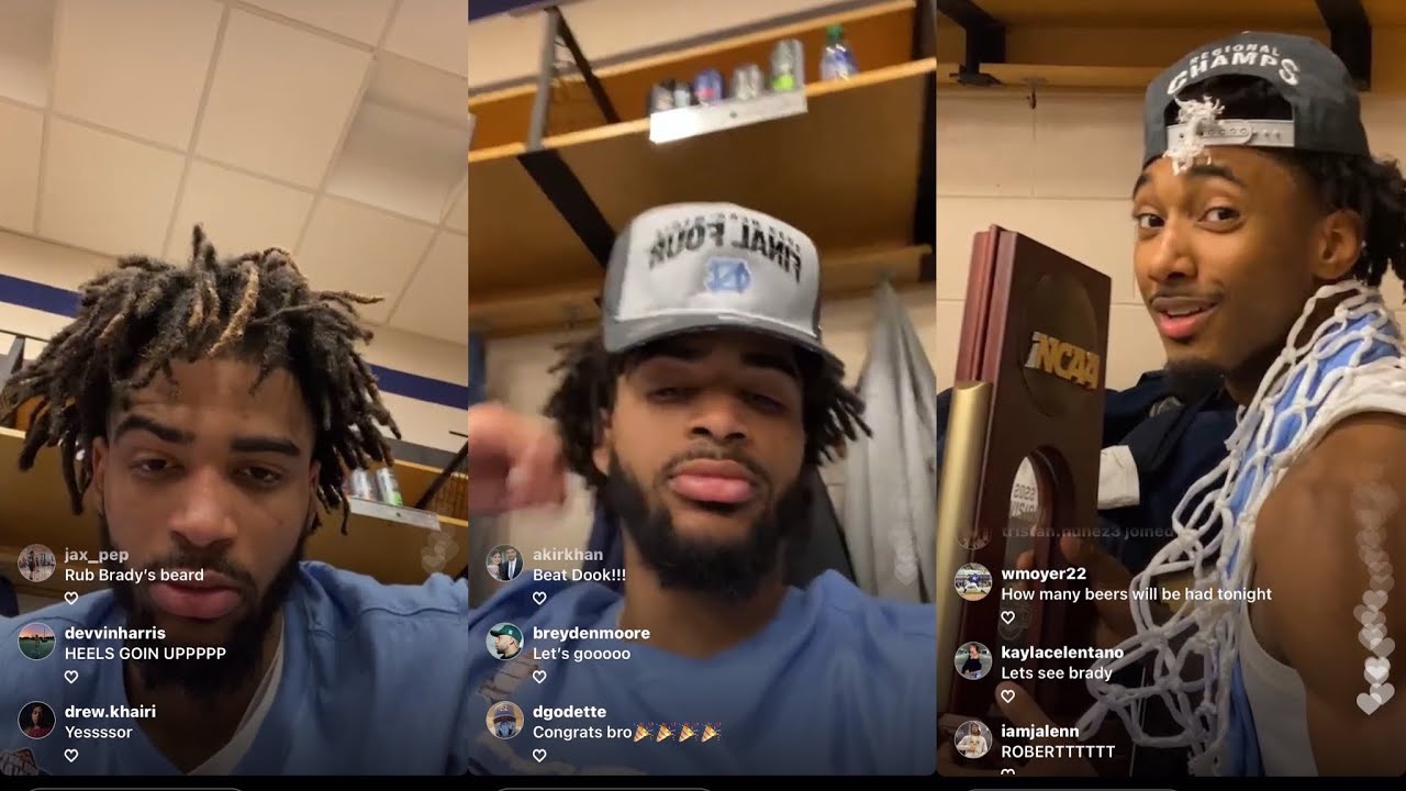Ari Davis and UNC Tarheels go live after smoking St.Peters by 20! - YouTube