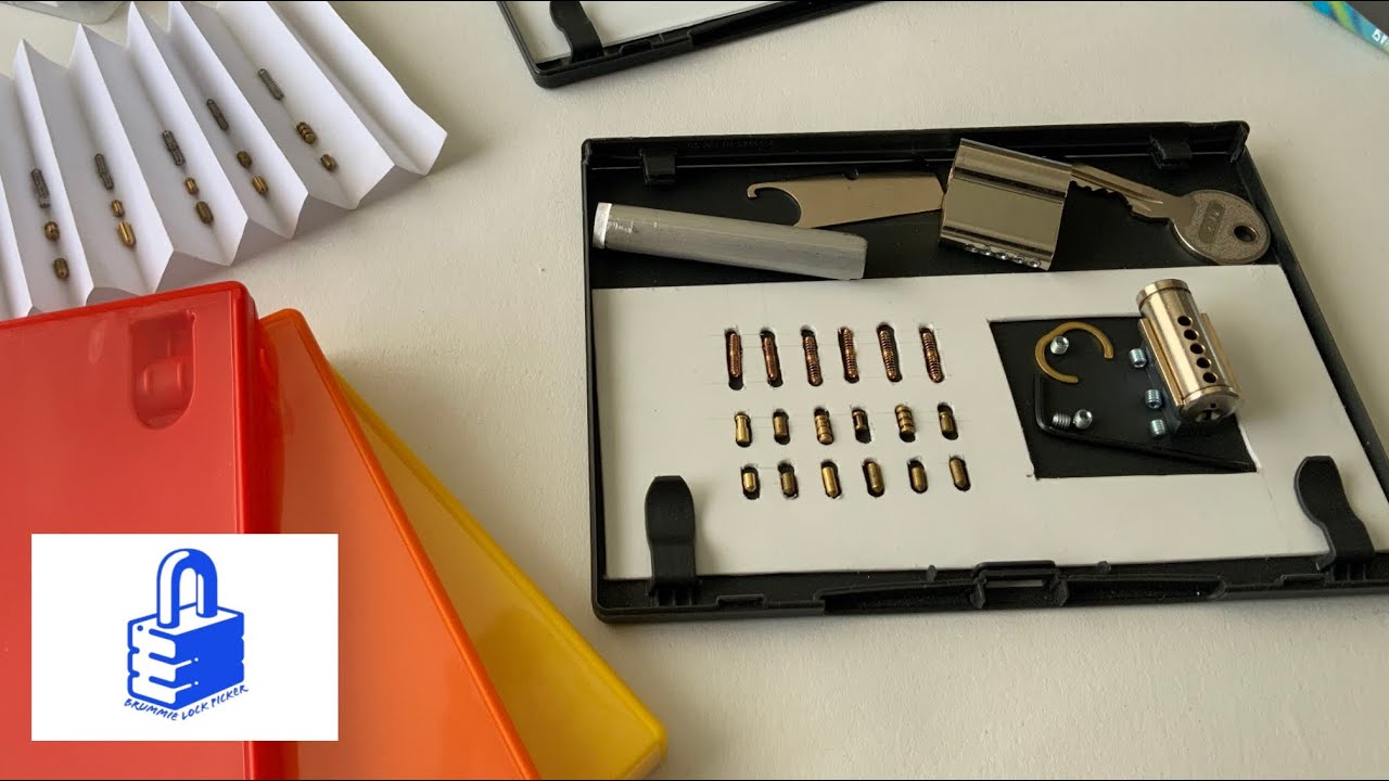 (30) Lock Picking for Beginners - Home made pinning tray from plastic ...