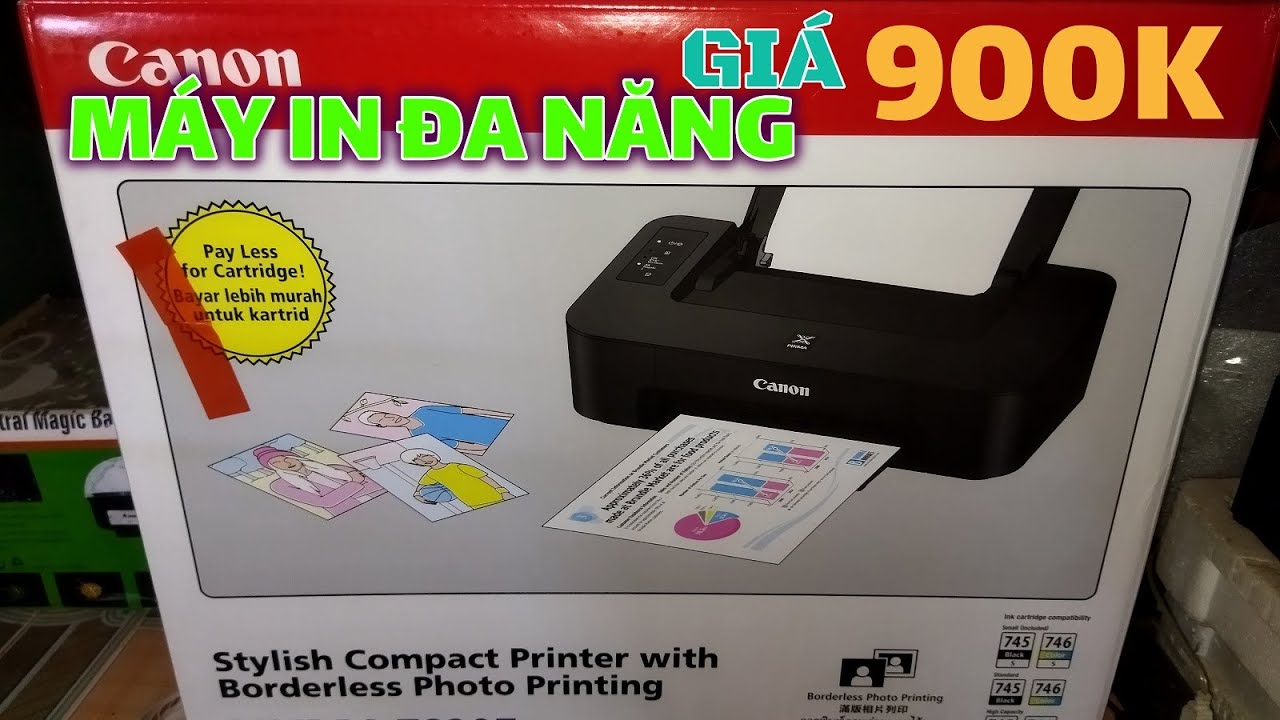 Máy In Đa Năng Canon TS207 |Review - YouTube