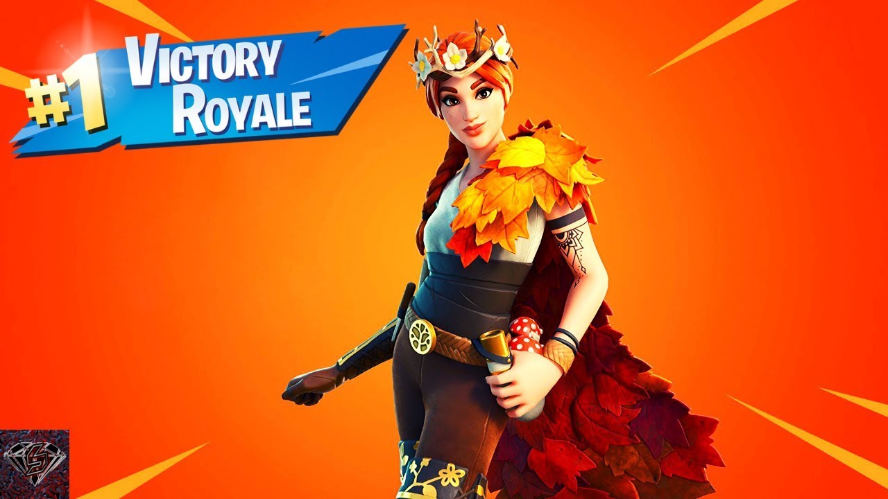 Getting A Victory Royale With The Autumn Queen Skin (Fortnite Battle ...