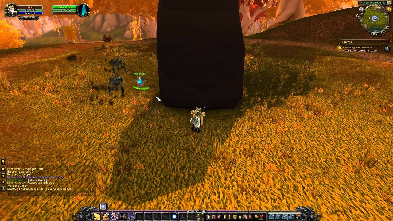 Powering our Defenses Quest Playthrough - Eversong Woods - YouTube