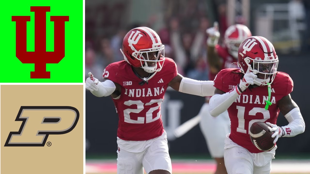 #2 Indiana vs Purdue Highlights | 2025 College Football Week 14 - YouTube