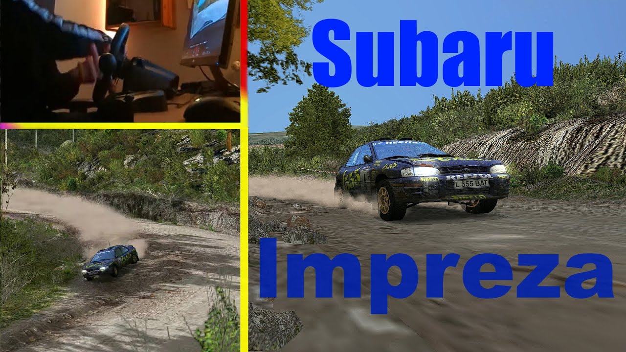 Flat out Subaru Impreza 1995 on gravel stage | RBR - YouTube