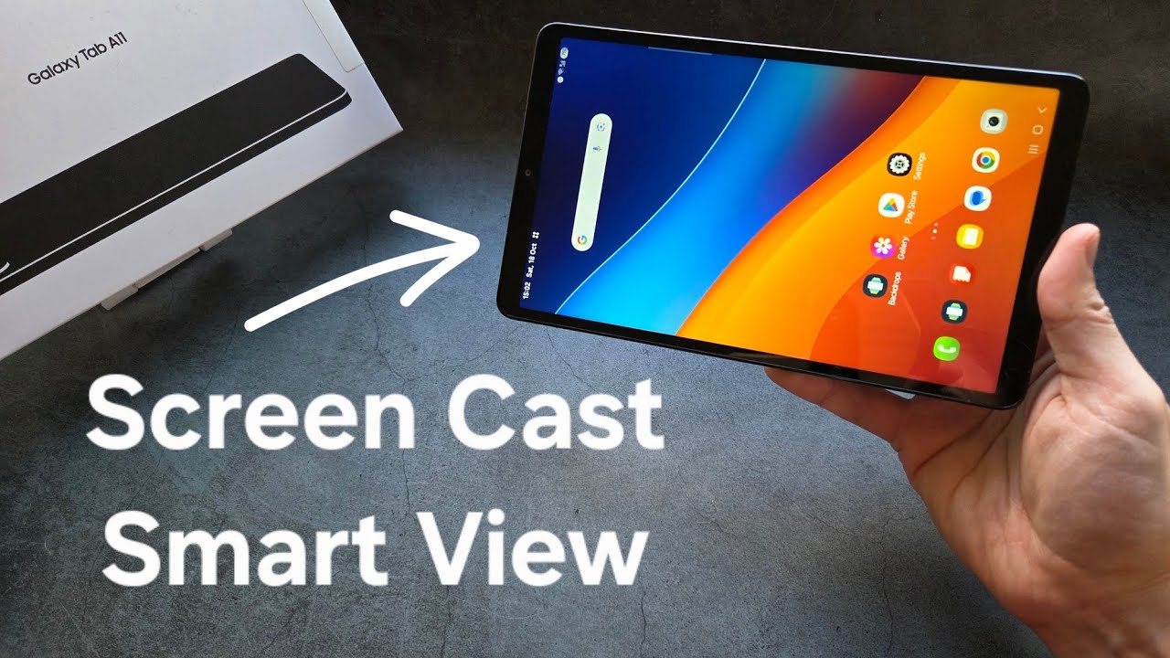 Samsung Galaxy Tab A11 - Cast Screen to TV / Smart View - YouTube
