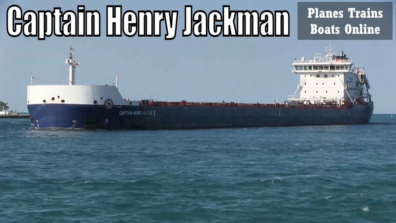 Captain Henry Jackman 226m Bulk Carrier Cargo Ship In Great Lakes - YouTube