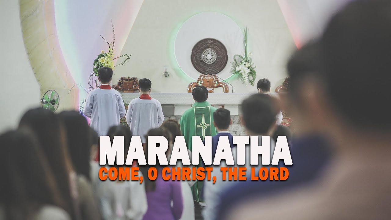 MARANATHA | The Virtual Chorale + David Fomanka - [Lyrics Video] - YouTube
