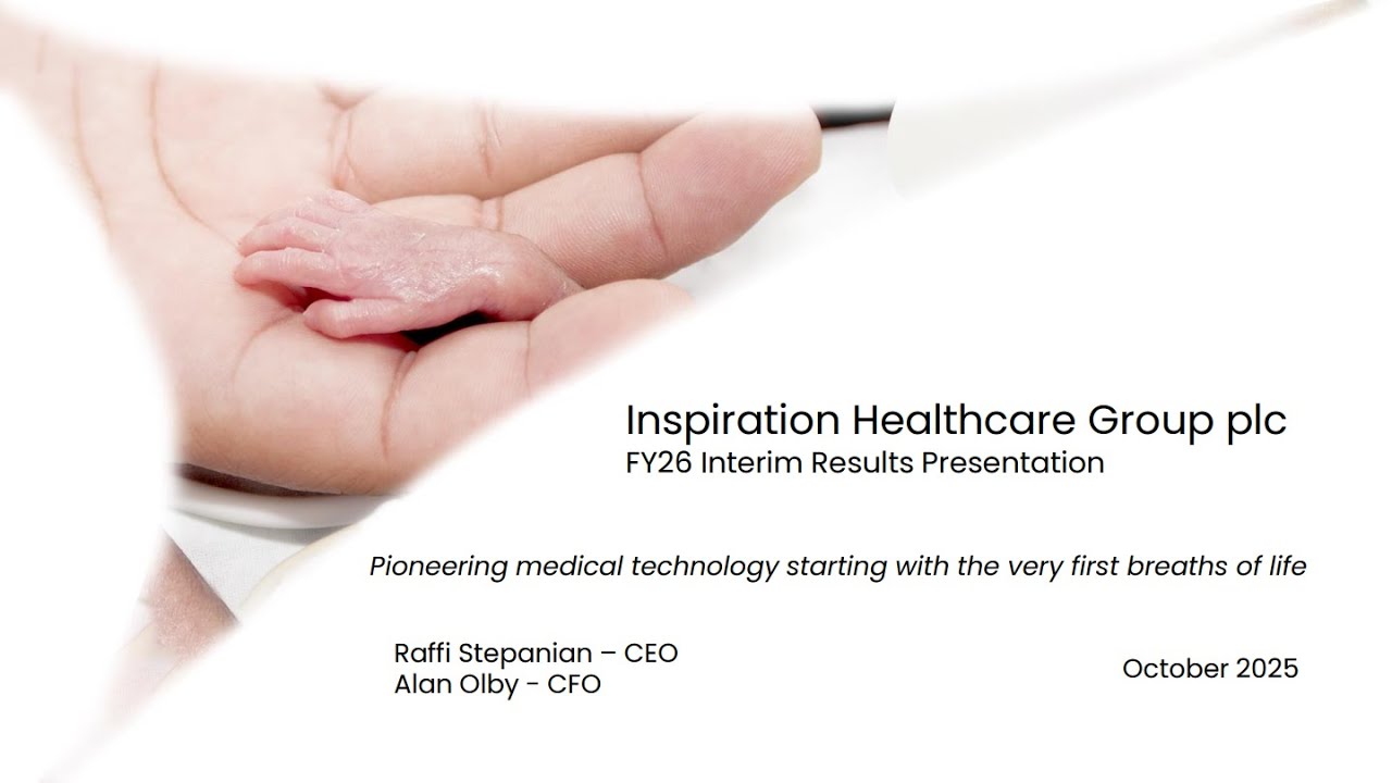 INSPIRATION HEALTHCARE GROUP PLC - Interim results presentation - YouTube