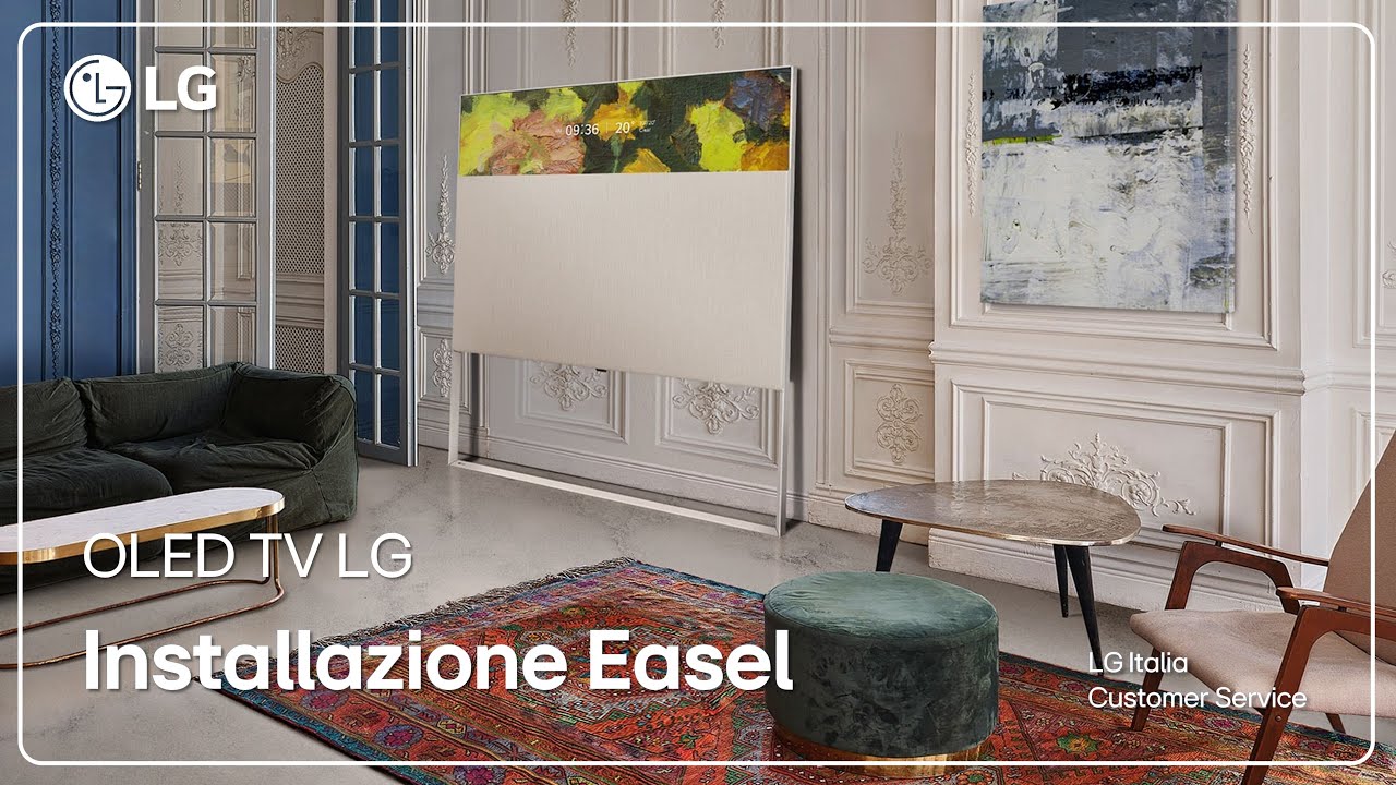 TV LG | Installazione OLED TV Object Collection Easel Art90 - YouTube