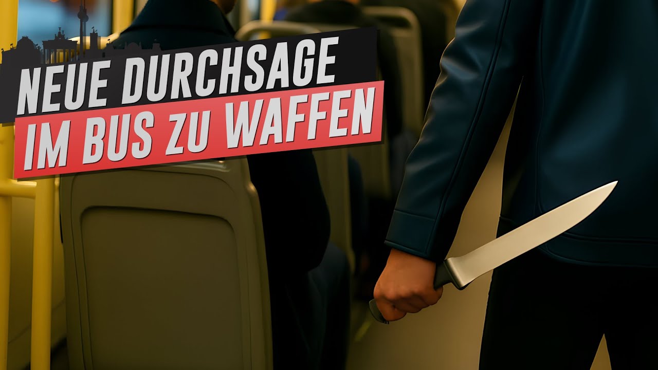Messer-Durchsage bei der BVG! DAS sagen Fahrgäste dazu - YouTube
