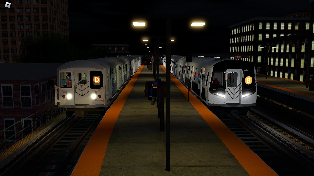 PTA Subway, Cadland & 26th Street bound PST-5R & R42 B & D trains at ...