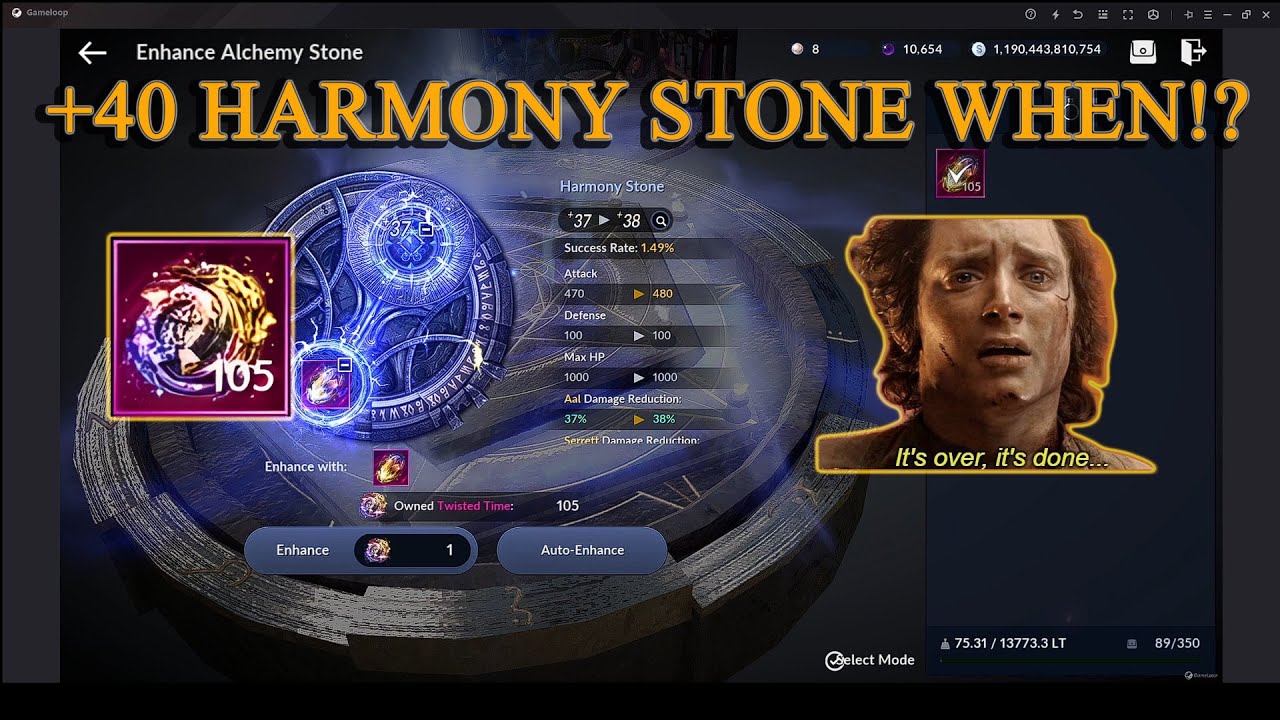 Black Desert Mobile | +40 Harmony Stone!!! - YouTube
