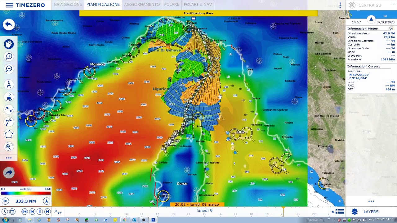 Impiego del Weather Routing in TimeZero v.4 - video n.2 - YouTube