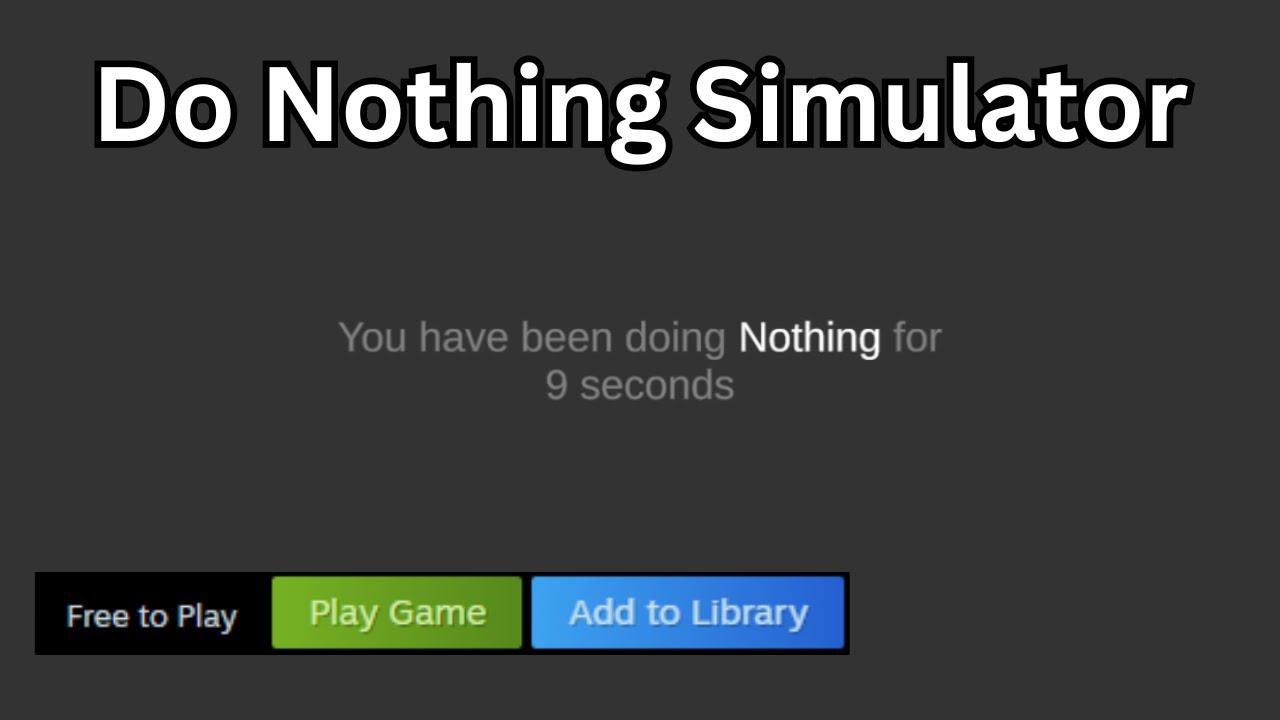 I Played the Most Useless Steam Games - YouTube