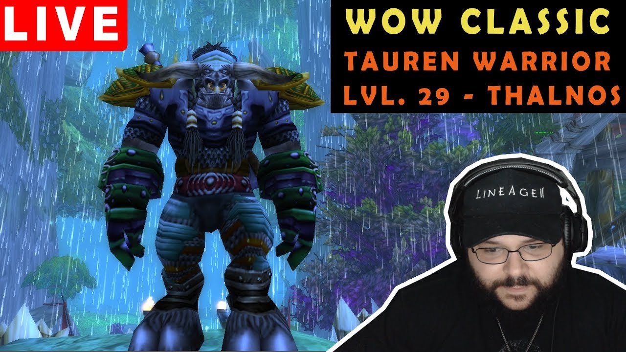 WOW CLASSIC - Jogando World of Warcraft Clássico (Tauren Warrior ...