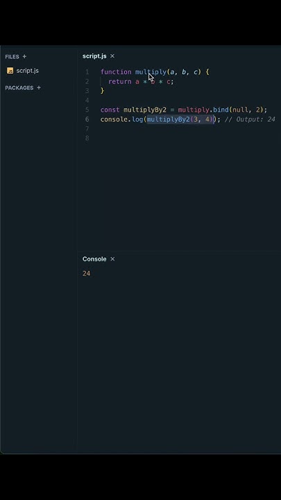Javascript Partial Application Explained In 60 Seconds Shorts Javascripttips Youtube