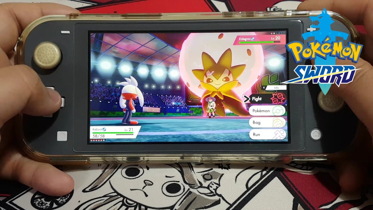 Pokémon Sword Gameplay on Nintendo Switch Lite Part 8 - YouTube