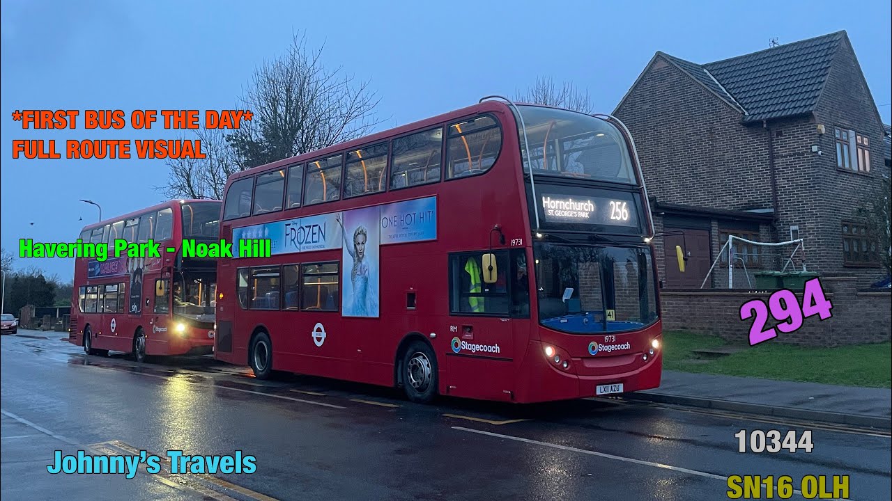 FIRST BUS, FRV~294: Havering Park - Noak Hill | 10344 | SN16 OLH - YouTube
