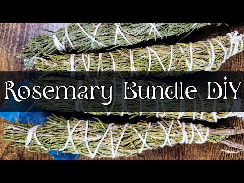 How to Make Your Own Rosemary Bundle | Wicked Crafts - YouTube