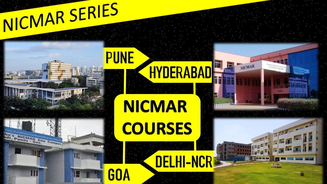 NICMAR I Courses | Fees I FULL TIME PROGRAMMES I PUNE I HYDERABAD I ...