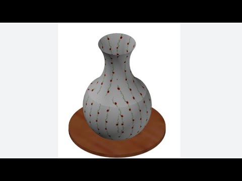 How to create a 3d Flower pot in Autocad 2022 / Autocad me 3d Flower ...