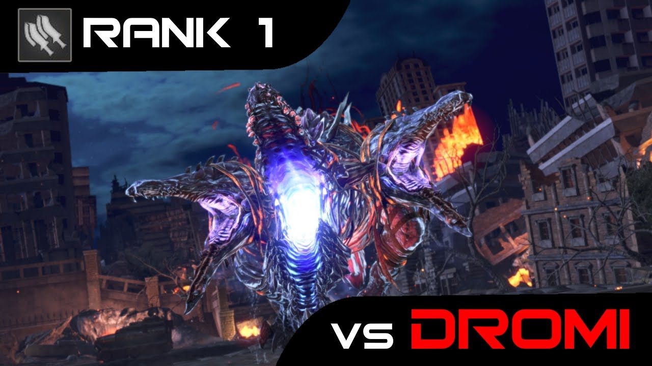 [God Eater 3] vs (Rank 6) Dromi with rank 1 weapons - YouTube