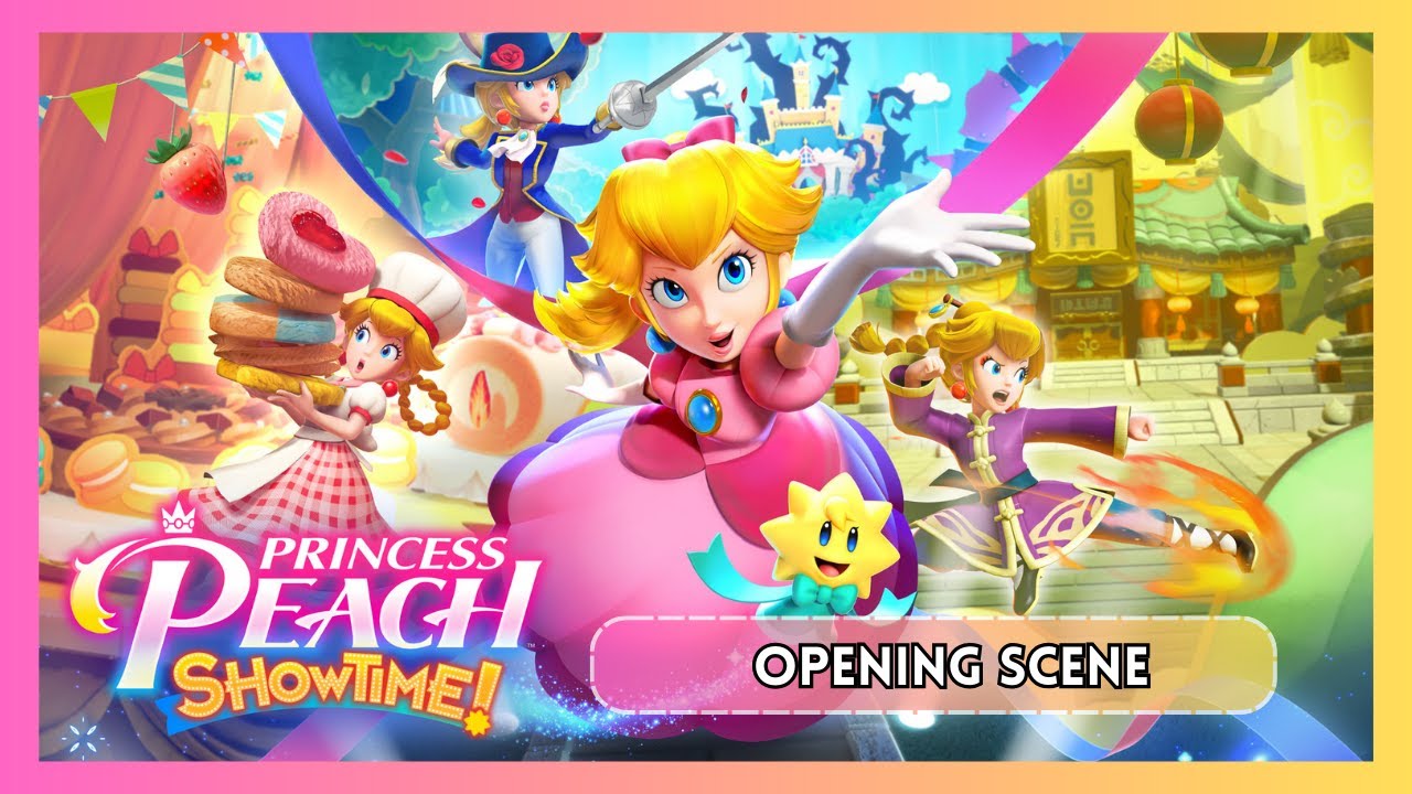 Princess Peach Showtime 🍑: The iconic INTRO & OPENING Cutscene - YouTube