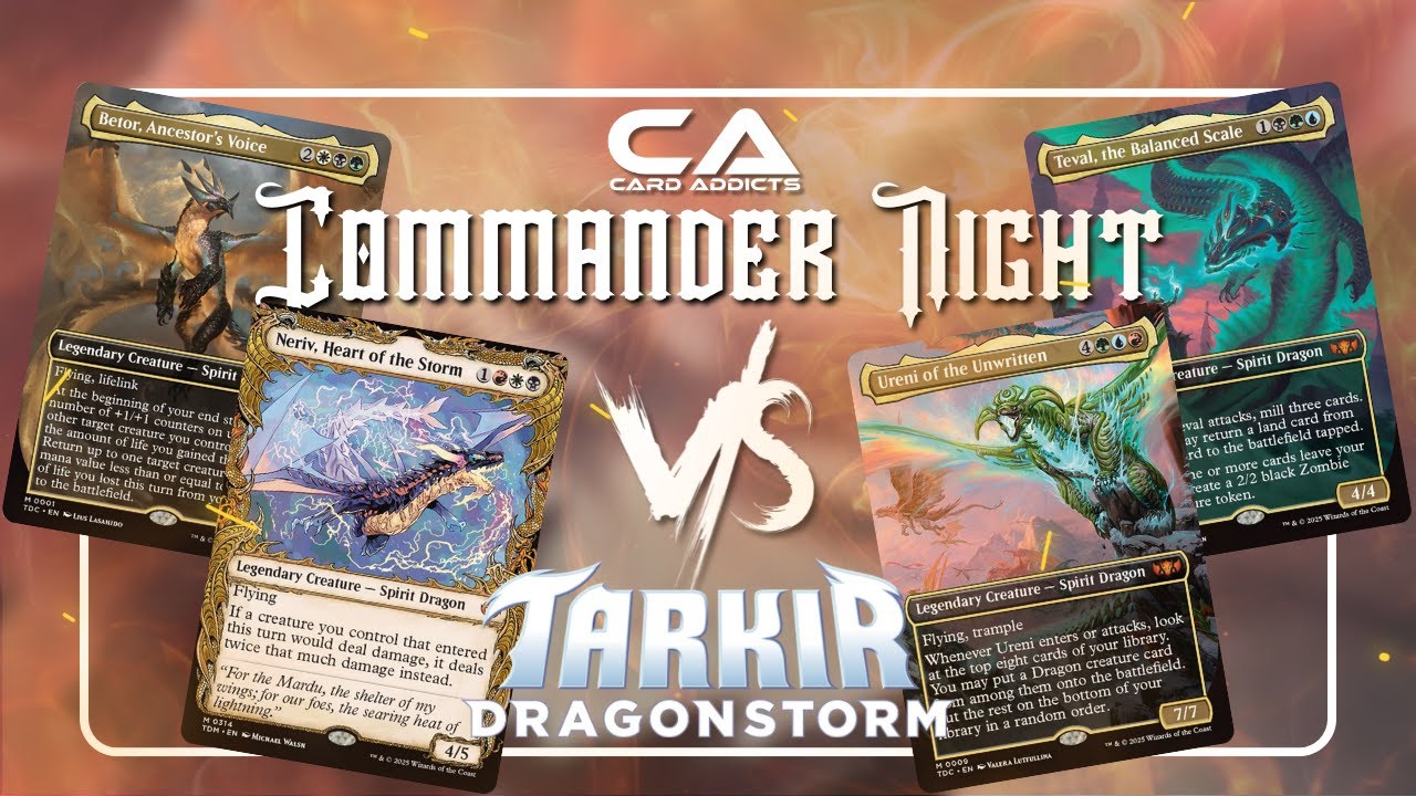 The Gang Goes to Tarkir! (Dragon Edition) (Commander Night Episode 21 ...