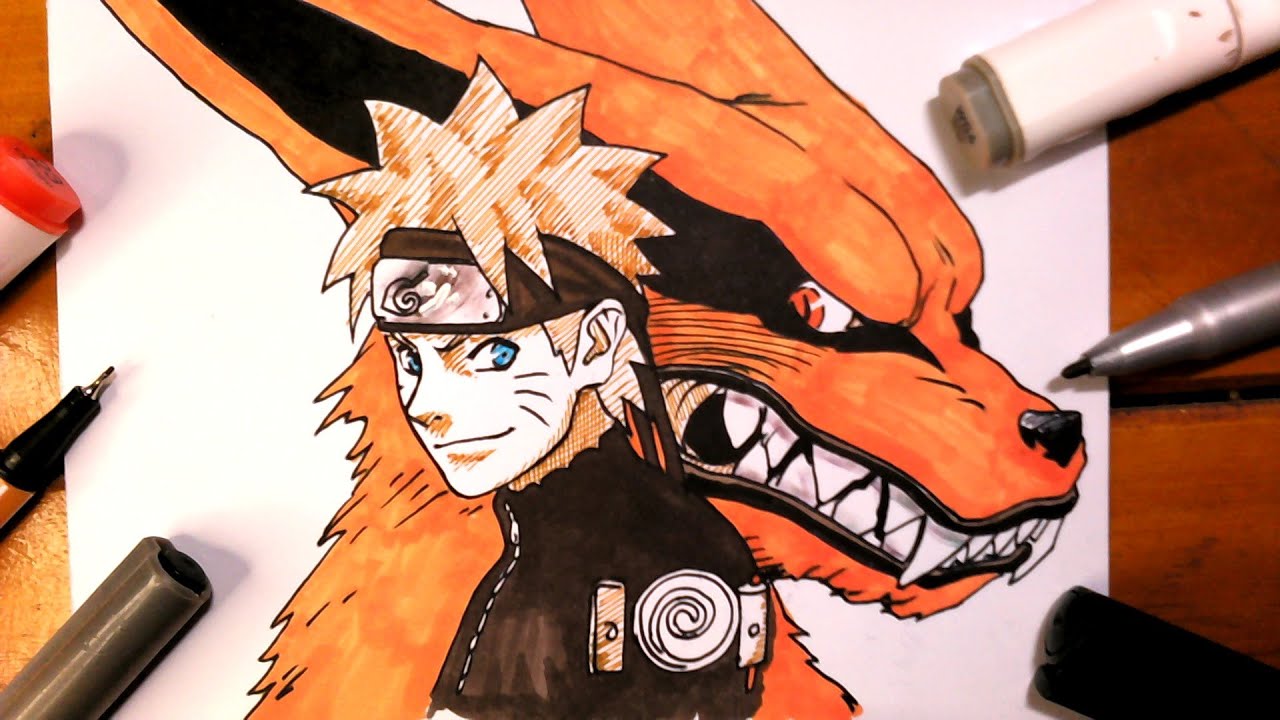 Desenho De Naruto Raposa De Nove Caudas Raposa De Nove Caudas Gaara