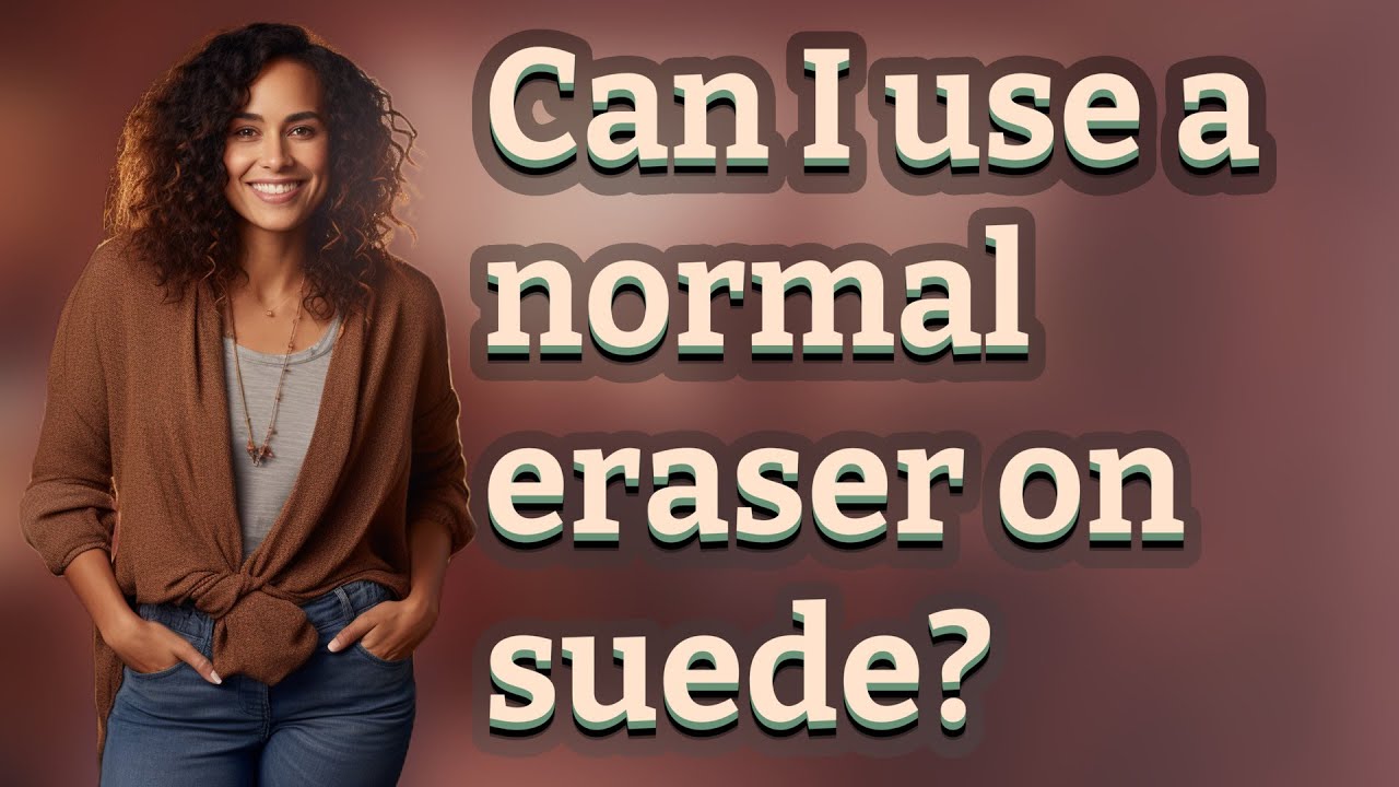 Can I use a normal eraser on suede? - YouTube