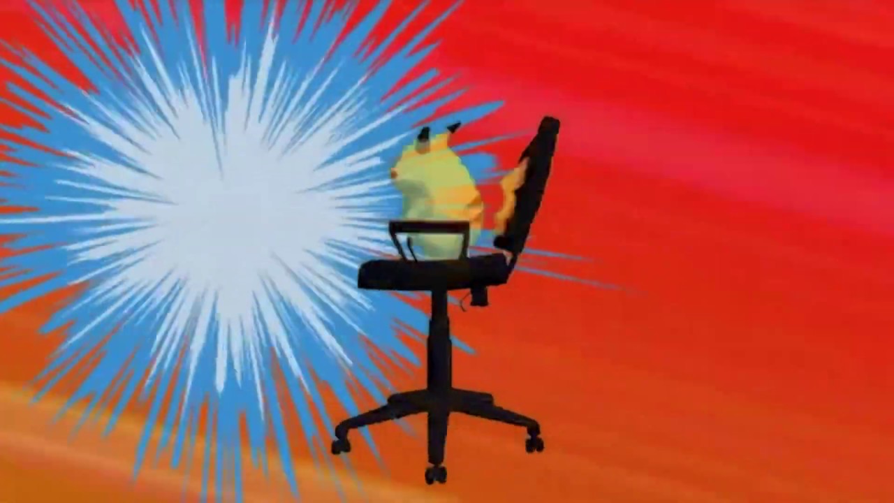 my shitty spinning chair pikachu meme compilation - YouTube