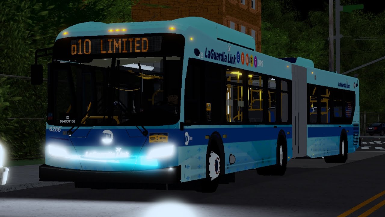 MTA (Roblox): Q10 Action (featuring a LaGuardia Link wrapped XD60 ...