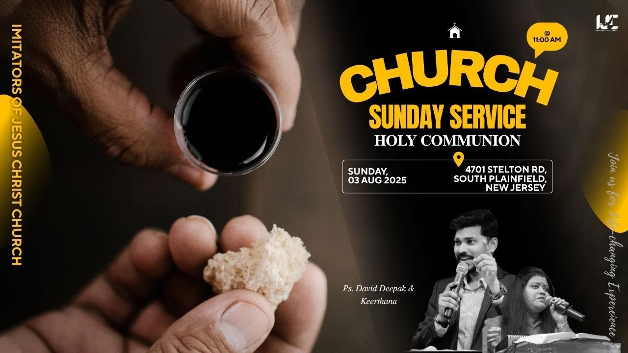 🔴LIVESTREAM - Sunday Service - Ps David Deepak - IJC CHURCH - AUG 3 ...