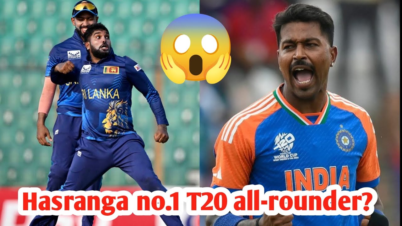 Hasranga no.1 T20 all rounder?#hardikpandya #hasranga #t20 cricket 🏏 ...