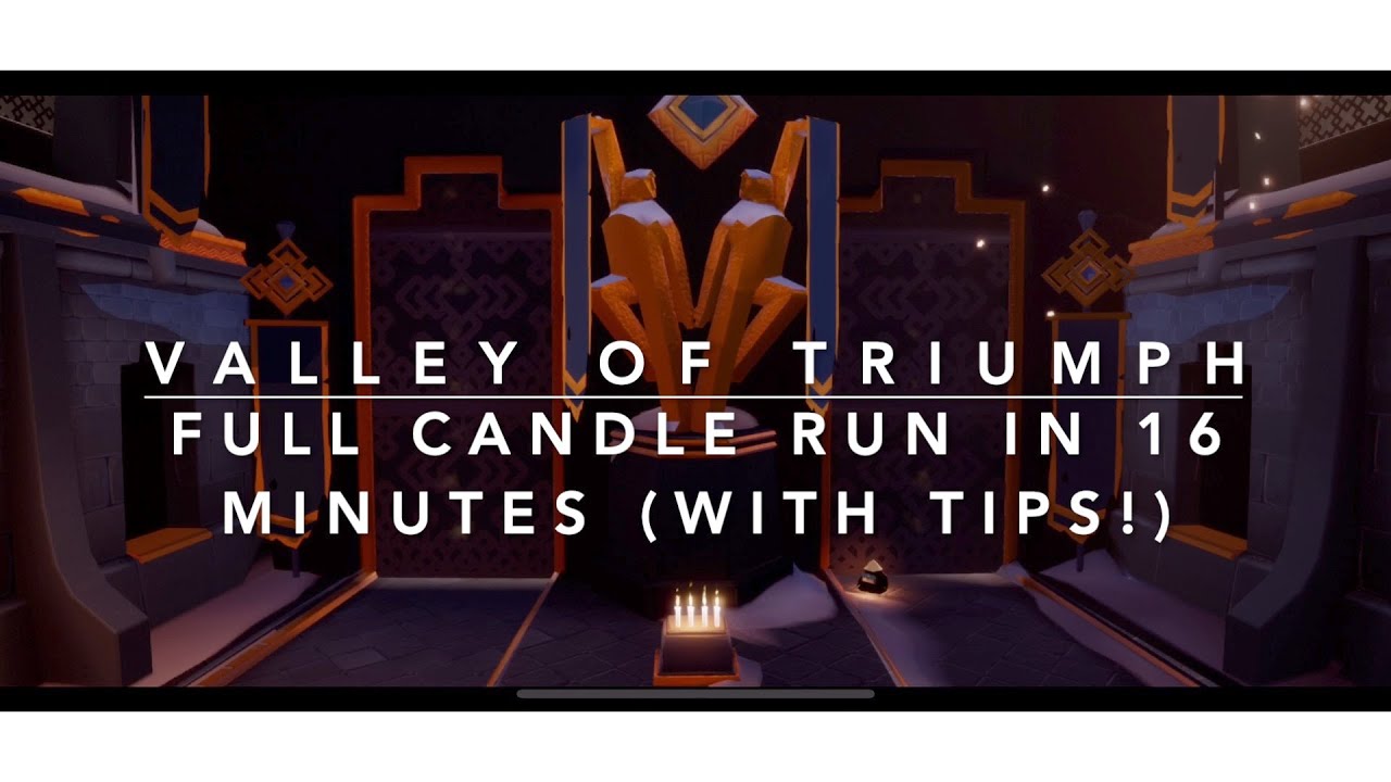 Valley of Triumph FULL Candle Run in 16 Minutes (with Tips!) - YouTube