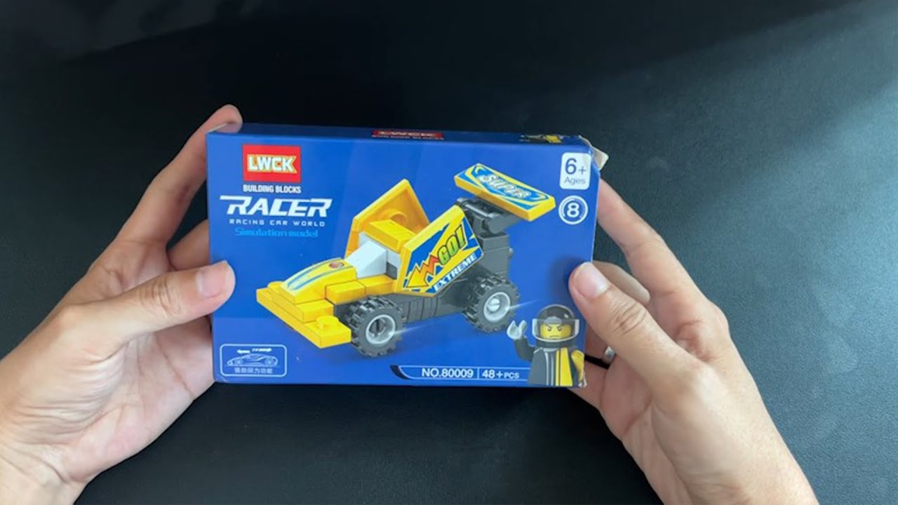 Unboxing Lego 48pcs Racer Racing Car World Simulation Model - YouTube