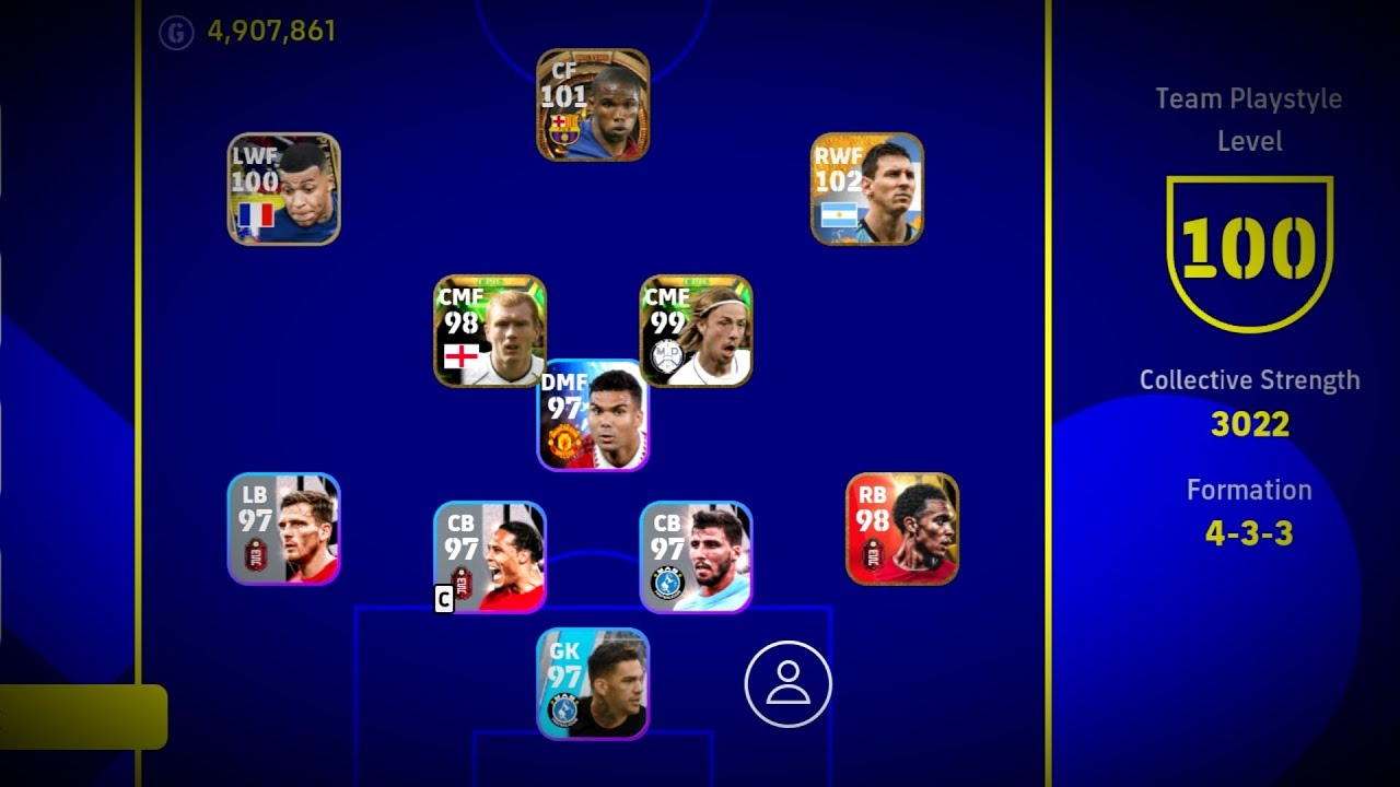 New Formation Build & Explained | Pes Area | Efootball 2023 - YouTube