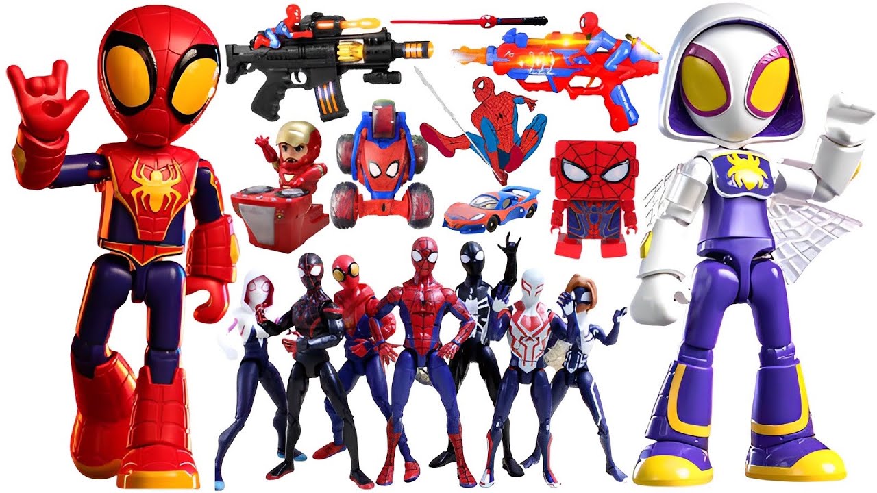 Popular Spider Man toys, sound and light toy performances,Avengers hero ...
