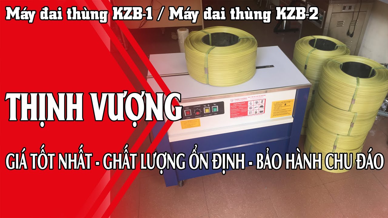 Máy đai thùng KZB-1 / Máy đai thùng KZB-2 - YouTube