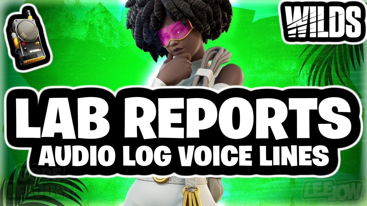 Fortnite Lab Report Doctor Slone Audio Log Voice lines "Part 2" (CH4-S3 ...