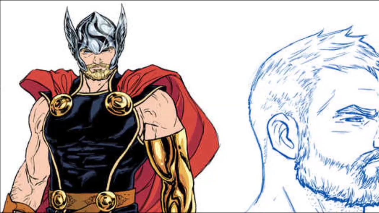 Thor - GOLDEN Mjolnir and New Look - YouTube