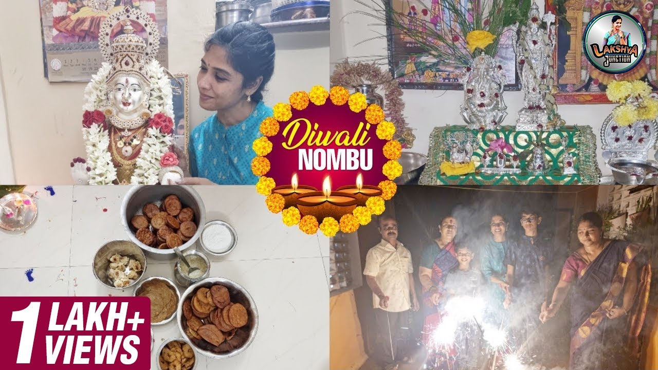 Diwali Nombu Vlog | Special Nombu Palagarams | Diwali Celebration With ...