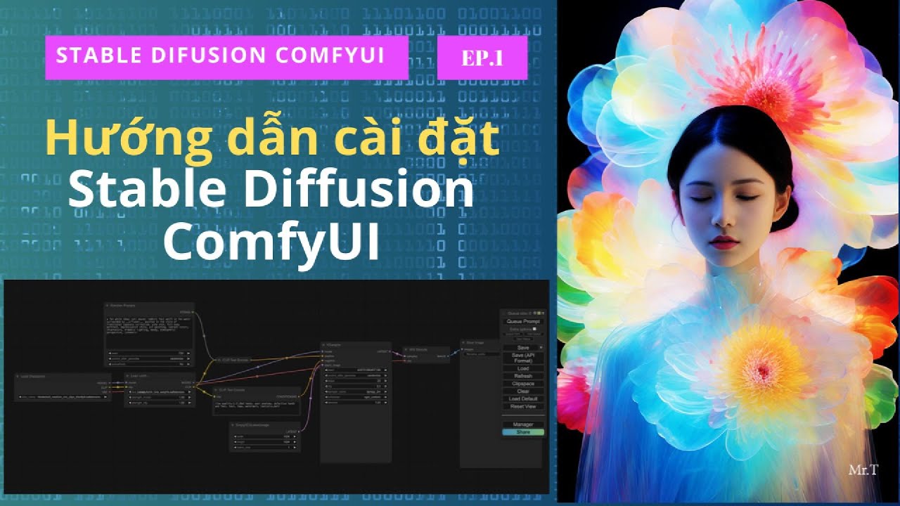 Hướng dẫn cài đặt sử dụng Stable Diffusion ComfyUI | How to install and ...