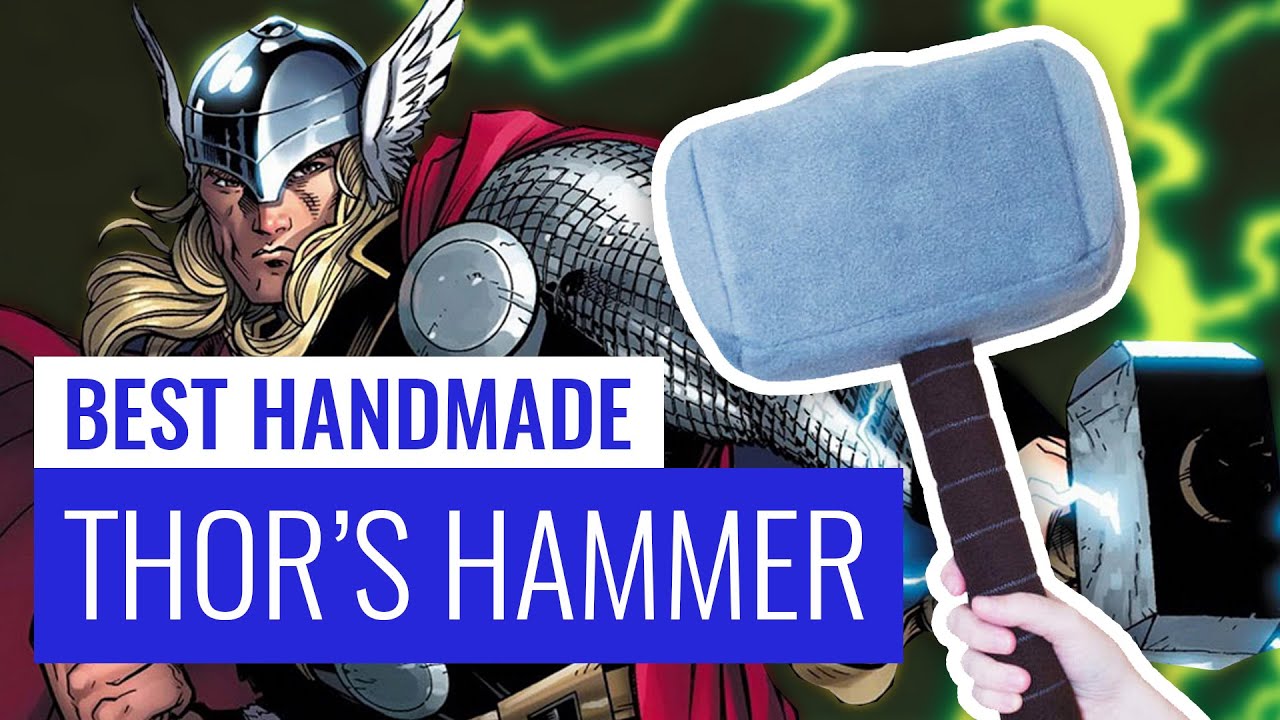 Thor - Hammer (Marvel) Handmade Plush Toy - YouTube