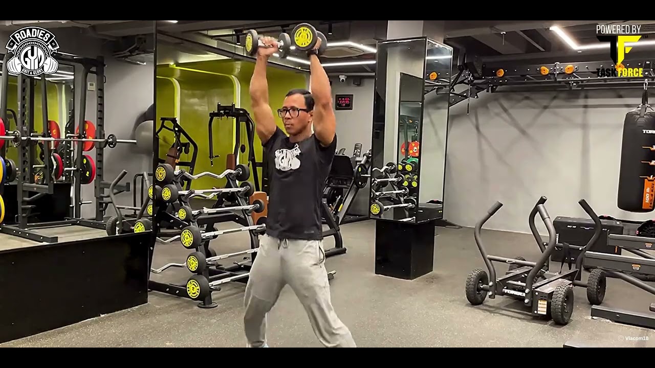 Dumbbell Jump Jack Presses! - YouTube