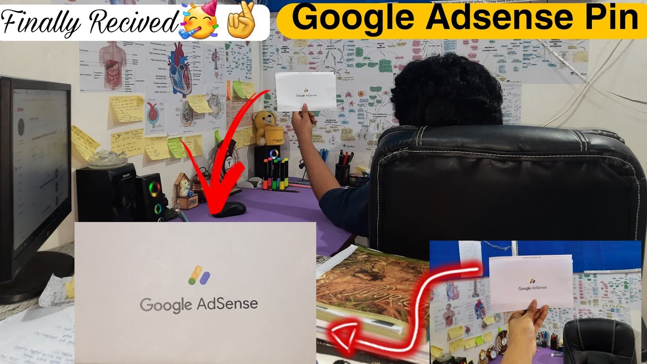FINALLY !! MY GOOGLE ADSENSE PIN ARRIVED || How Much Time it Took ? How ...