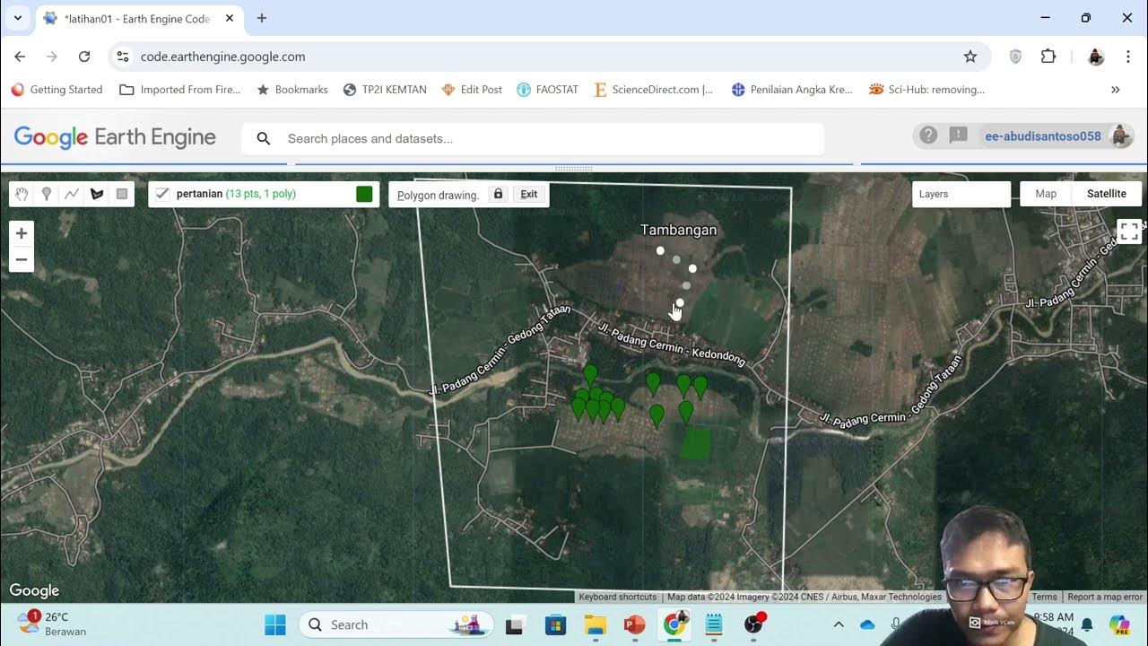 Membuat Data Training di Google Earth Engine - YouTube
