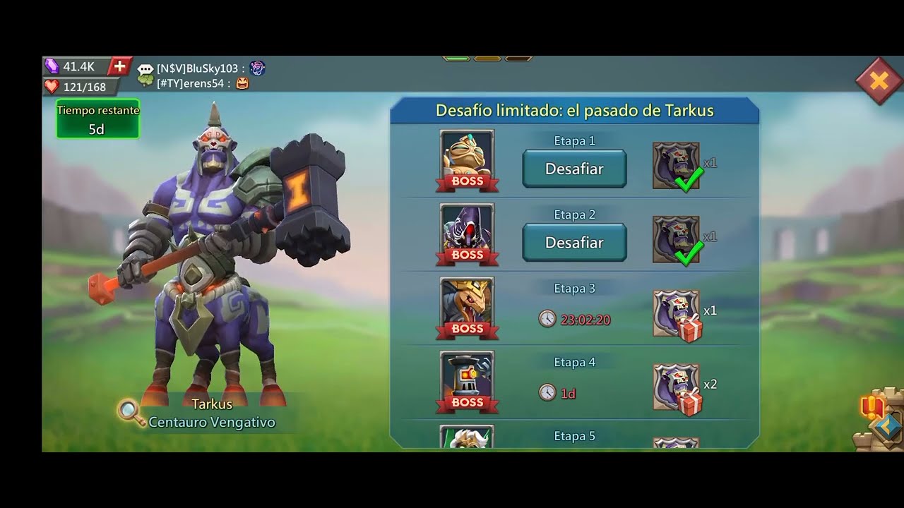 cómo pasar etapa 2 pasado de Tarkus desafío limitado - YouTube