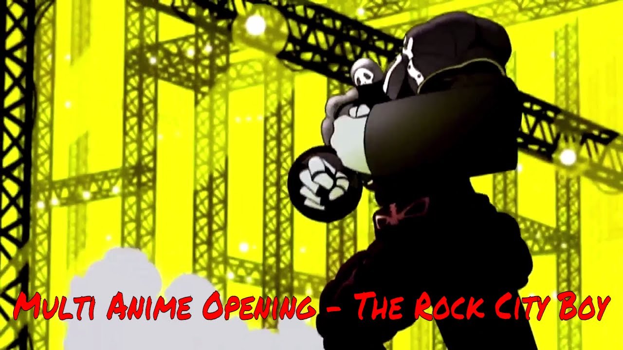 Multi Anime Opening - The Rock City Boy - YouTube